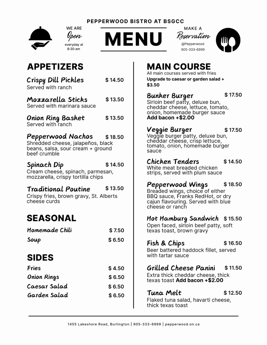 Dining - Burlington Springs Golf & Country Club